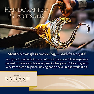 Badash Galaxy Crystal Shot Glasses - 4" Tall 3oz Lead-Free Glassware Set of 6