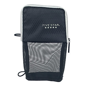 Five Star Stand 'N Store Pencil Pouch, Fits 3-Ring Binder, Pencil Case, Assorted Colors, Color Will Vary, 1 Count (50516)