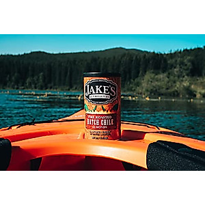 Jake's Nut Roasters - Fire Roasted Hatch Chile Almonds (2 Pack) Whole Dry Roasted Seasoned Almonds - High-Protein Snack with a Spicy Southwest Flavor