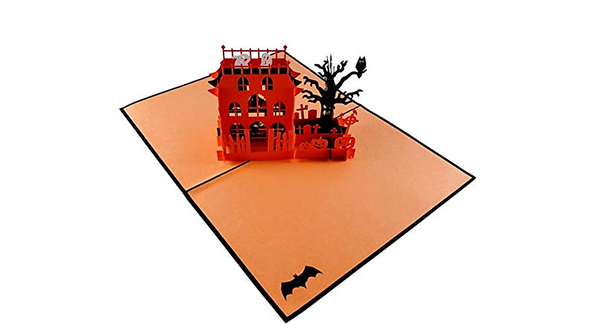 iGifts And Cards Creepy Haunted Mansion 3D Pop Up Card
