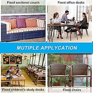 (20 pcs) Outdoor Furniture Clips Patio Sofa Clips ,Sectional Sofa Furniture Chair Clips,Rattan Furniture Clamps Wicker Chair Fasteners, Connect The Sectional or Module Outdoor Couch Patio Furniture