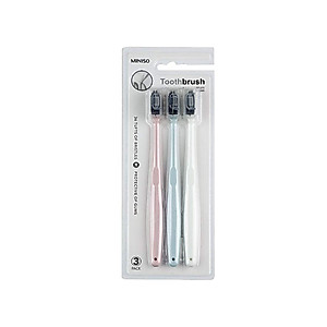 MINISO Charcoal bristles Gums-Protecting Toothbrush