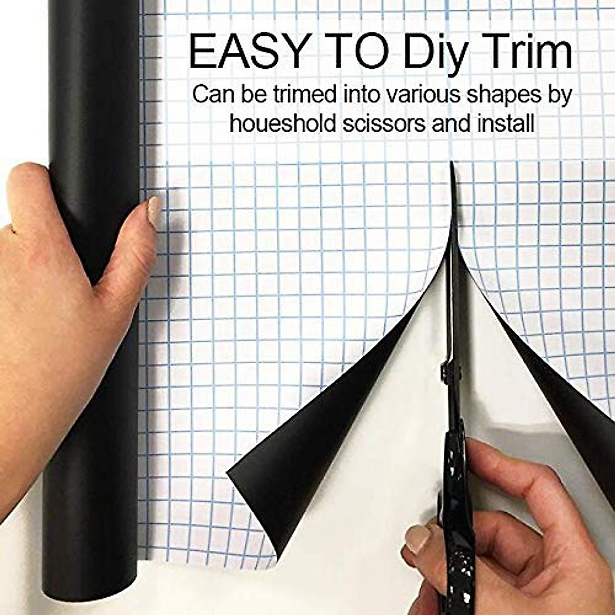 Chalkboard Paper 2 Rolls-Chalkboard Vinyl Sticker Wallpaper (17.4" x 78.7")