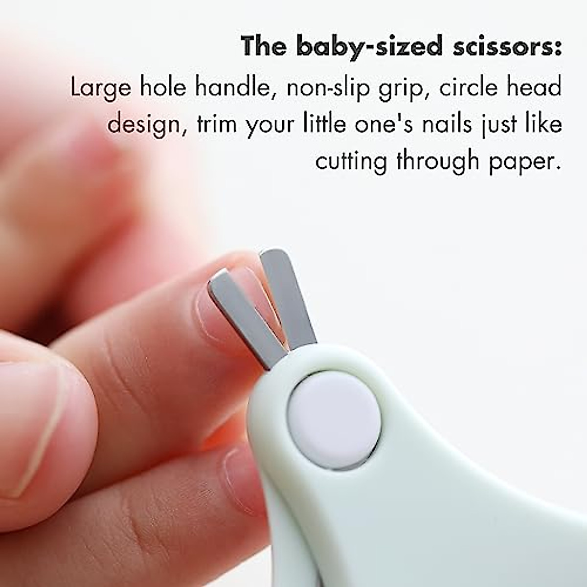 YIVEKO Baby Nail Kit, 4-in-1 Baby Nail Care Set with Cute Case, Baby Nail Clippers, Scissors, Nail File & Tweezers, Baby Manicure Kit and Pedicure kit for Newborn, Infant, Toddler, Kids-Owl Green