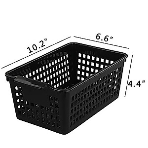 Utiao Plastic Storage Baskets, Organizer Basket, 3 Packs
