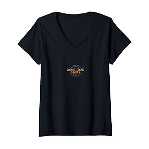 Womens Don't Trust. Verify. Cryptography Decentralization Bitcoin V-Neck T-Shirt