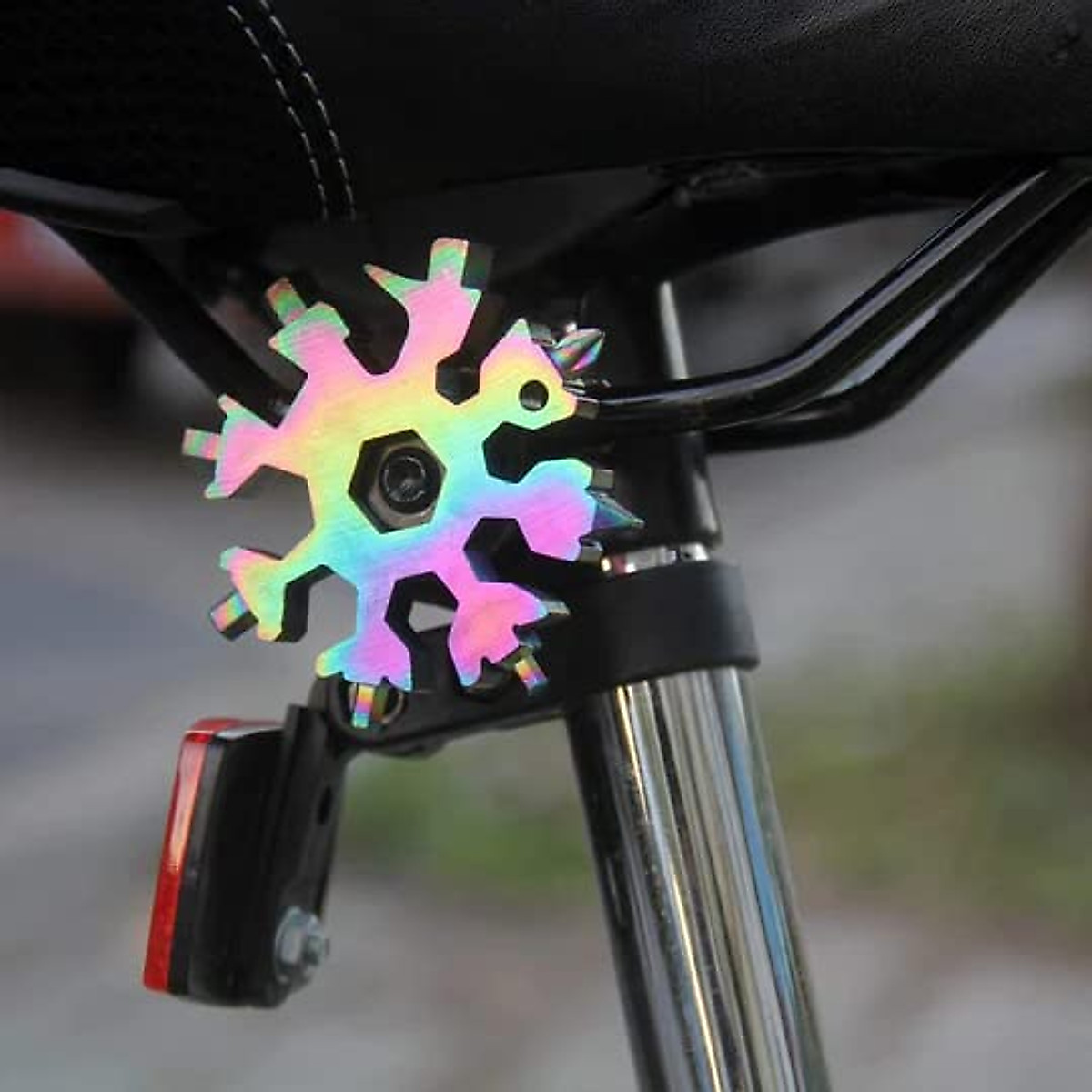 4 Pack 18 In 1 Snowflake Multi Tool, Stainless Steel Beer Bottle Opener, Mens Stocking Stuffer Ideas,Snowflake Multi Tool