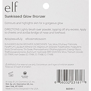 e.l.f. Cosmetics Bronzer Palette, Four Matte and Shimmer Powder Bronzers Create a Sun-Kissed Glow, Deep Bronzer