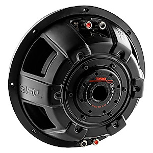 DS18 PSW10.4D 10" Shallow Mount Subwoofer 1000 Watts Max Power 500 Watts RMS Dual Voice Coil 4+4 OHMS Water Resistant - Best Sub for Tight Spaces in Car & Trucks - 1 Speaker