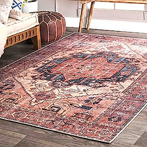 nuLOOM Leslie Persian Area Rug, 4' x 6', Peach