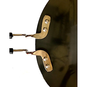 Hard Anodised Roti Tawa With Steel Handle Aluminium Chapati Tawa Concave Tawa Paratha Tawa Griddle Pan Chapati Pan (4mm)