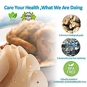 Air Fryer Parchment Paper Liners: 200PCS 8.5 inch Air Fryer disposable paper liner - Square Perforated parchment paper for Air Fryer, Premium Bamboo Steamer Liner for Air Fryers Baking Cooking Oven