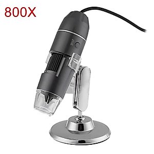 Handheld Digital Microscope Accessories USB Digital Microscope 1000X 800X 8 LED 2MP Electronic Microscope Zoom Camera Microscope Accessories