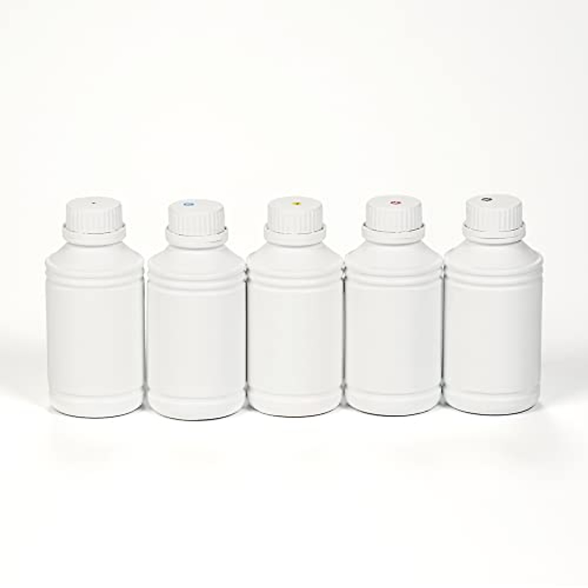 PUNEHOD DTF Ink (CMYK) PET Film Transfer Ink for DTF Direct Transfer Film Printer for DTF Printing PET Film Printing and Transfer(500ml x5, CMYK-W)