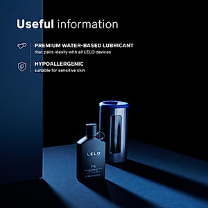 LELO F1L Silky Smooth Water-Based Lubricant, Personal Lubricant Water Based, Personal Lubricants for Privacy, 100 ml / 3.3 fl. oz