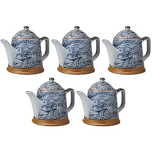 セトモノホンポ(Setomonohonpo) mgk-600596-5set-37v Pot, Blue
