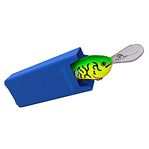 Flambeau Outdoors Zerust MAX Waterproof Crank Bank | 24 Removable Zerust Anti-Corrosion Cups, Individually Protect and Store Crankbaits, Jerkbaits, Jointed-Baits, Poppers, 14" x 6.4" x 5.3"