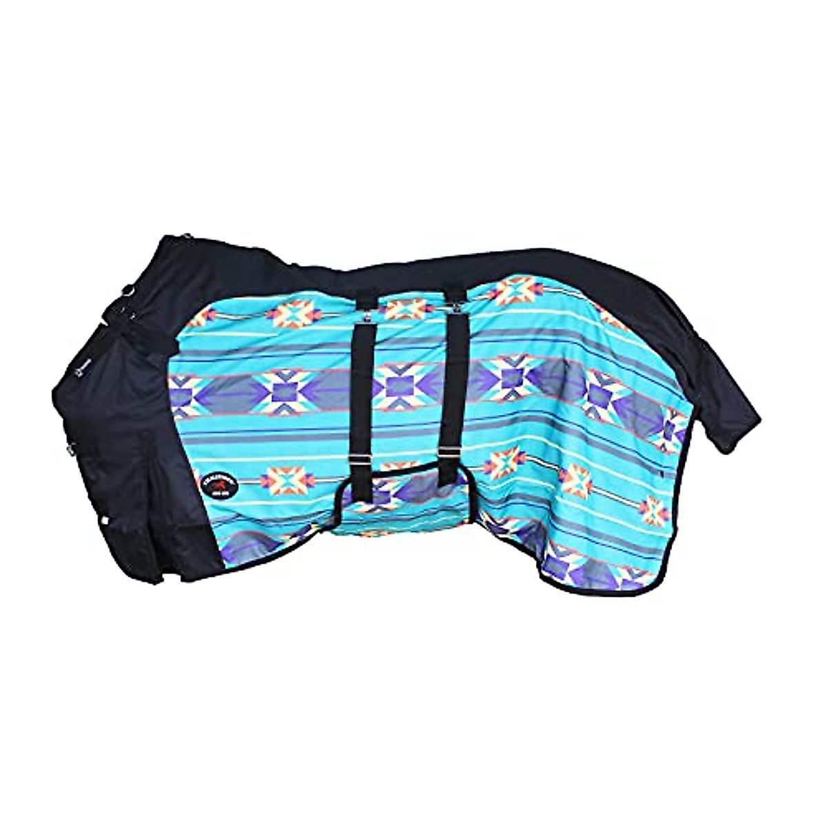 CHALLENGER 74" 1200D Horse Turnout Waterproof Heavy Weight Winter Blanket 594B