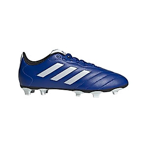adidas Goletto Firm Ground Soccer Shoe, Team Royal Blue/White/Black, 6 US Unisex Big Kid
