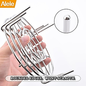 Steam Rack Trivet Stainless Steel Steaming Rack Electric Pressure Cooker steam rack Stand Diameter 6" 3Pack