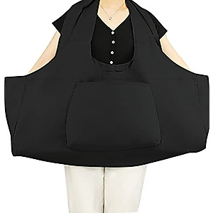 Yoga Mat Bag Large Capacity Yoga Mat Tote Bag with with Side Pocket Portable Exercise Mat Pad Cushion Sling Carrier Bag Multi-Function Single Shoulder Storage Bag for Gym Sports Yoga Accessory