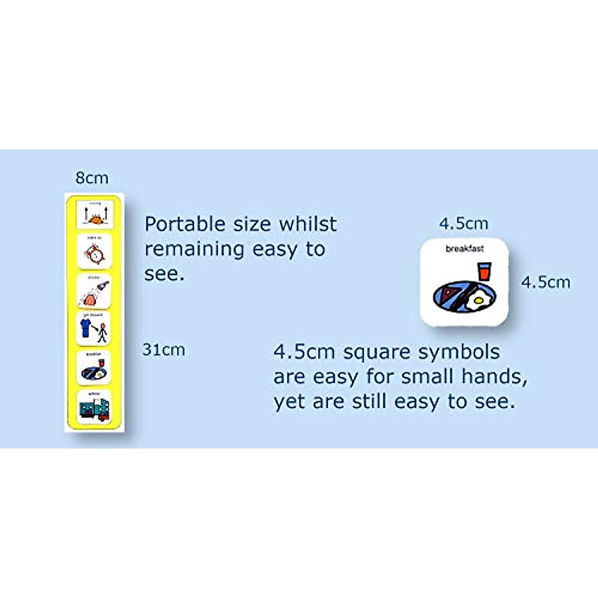 Morning/Evening Routine Bundle (Plastic, Washable, Visual schedules for Autism/Learning Disabilities/ADHD)