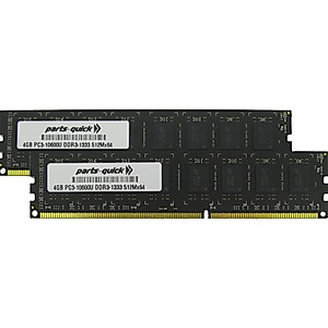 8GB (2 X 4GB) Memory Upgrade for Acer Veriton M2610/G Series VM2610/G-xxx DDR3 PC3-10600 1333MHz Desktop DIMM RAM (PARTS-QUICK Brand)