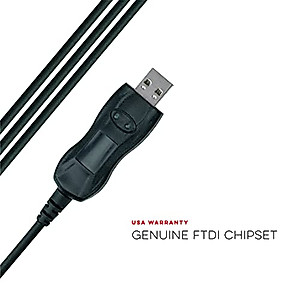 BTECH PC03 FTDI Genuine USB Programming Cable, BaoFeng UV-5R BF-F8HP UV-82HP BF-888S, and Kenwood Radios