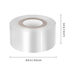 YARDWE Grafting Tape| 30mm Wide Clear Stretchable Nursery Grafting Films for Floristry Plants Repair, Bio- degradable Moisture Barrier Grafting Tools for Garden Trees Fruit Vegetable Flower