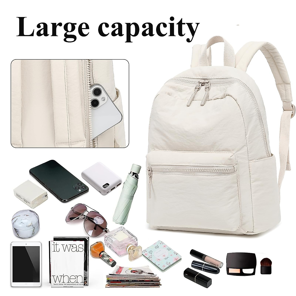 LEDAOU Mini Backpack Girls Cute Small Backpack Purse for Women Teens Kids School Travel Shoulder Purse Bag (Black Sunflower)