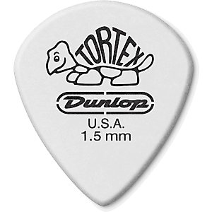 Dunlop Tortex 1.50mm Jazz III 12 Pack White