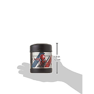 Thermos Funtainer 10 Ounce Food Jar (Spiderman Black)