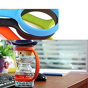 Water Bottle Strap Soft Water Bottle Carrier 4 PCS unning Water Bottle Handheld -Silicone