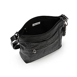 Sakroots womens Arcadia Recycled Crossbody, Black, One Size US