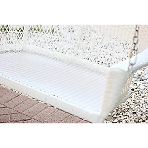 Jeco W00206S-B Resin Wicker, White