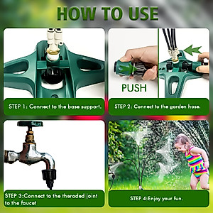 Tolobeve Standing Misting Cooling System, Portable Misting System for Patio, Outdoor Mister System with 26.2FT (8M) Misting Line, Flexible Mister for Patio Pool BBQ Cooling Kids Water Playing