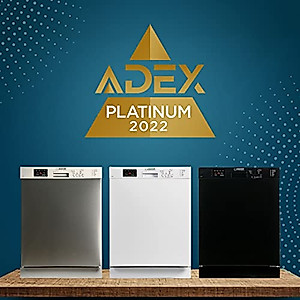 Equator-Europe 24" Built in 14 place Dishwasher with 8 Wash Programs (Black)