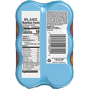 V8 +Energy, Healthy Energy Drink, Natural Energy from Tea, Diet Cranberry Raspberry, 8 Fl Oz (Pack of 6)