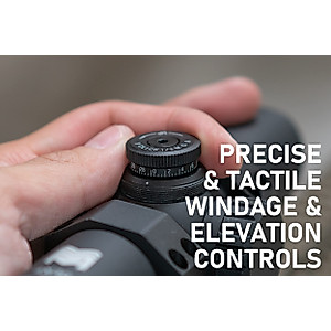 Monstrum Stealth 4x30 Fixed Magnification Scope | Black | MX1 Reticle