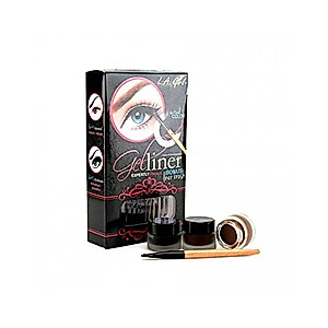 L.A. Girl Gel Liner Kit - Very Black, 0.10 Ounce