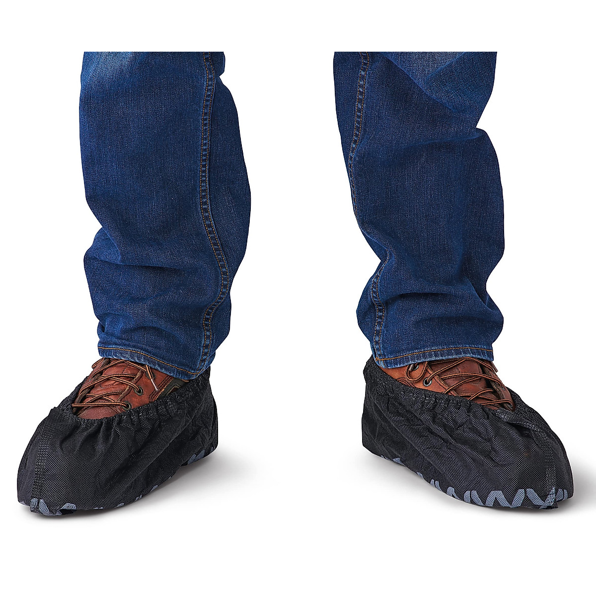 Venom Steel Boot and Shoe Covers, Tough, Easy On, Fits Over Boots, Improved Grip, Value Pack, 12 Pairs Per Box