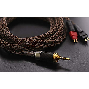 KK Cable PA-N Replacement Audio Upgrade Cable Compatible for HD420 HD430 HD525 HD545 HD565 HD650 HD600 HD580 Headphones. 2.5mm TRRS Balanced Male Plug. PA-N (2M(6.5ft))