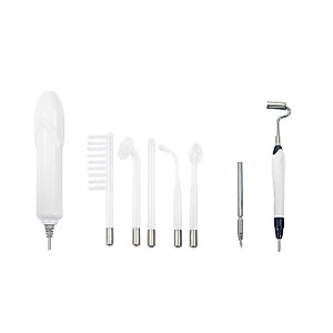 Facial Ozone Steamer 4 in 1 with Magnifying LED Light, High Frequency and Galvanic Aroma Therapy by SKINACT