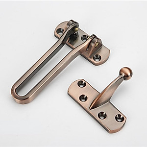 Security Hotel Bolt Door Chain Rear Lock Security Chain Door Buckle Anti-theft Buckle Door Lock Buckle - (Color: Sliver)