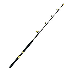 EatMyTackle Roller Guide Saltwater Fishing Rod | Blue Marlin Tournament Edition (60-80lb)