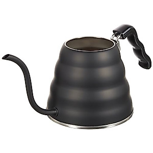Hario V60 "Buono" Gooseneck Coffee Kettle, 1.2L, Stainless Steel, Matte Black