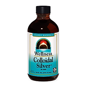 Source Naturals Wellness Colloidal Silver 30 ppm, Supports Physical Well Being* - 16 Fluid oz