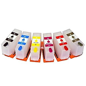 inkxpro 312XL 6 Color Refill Ink Cartridges No Chip for EPS0N XP-15000 15010 Printer