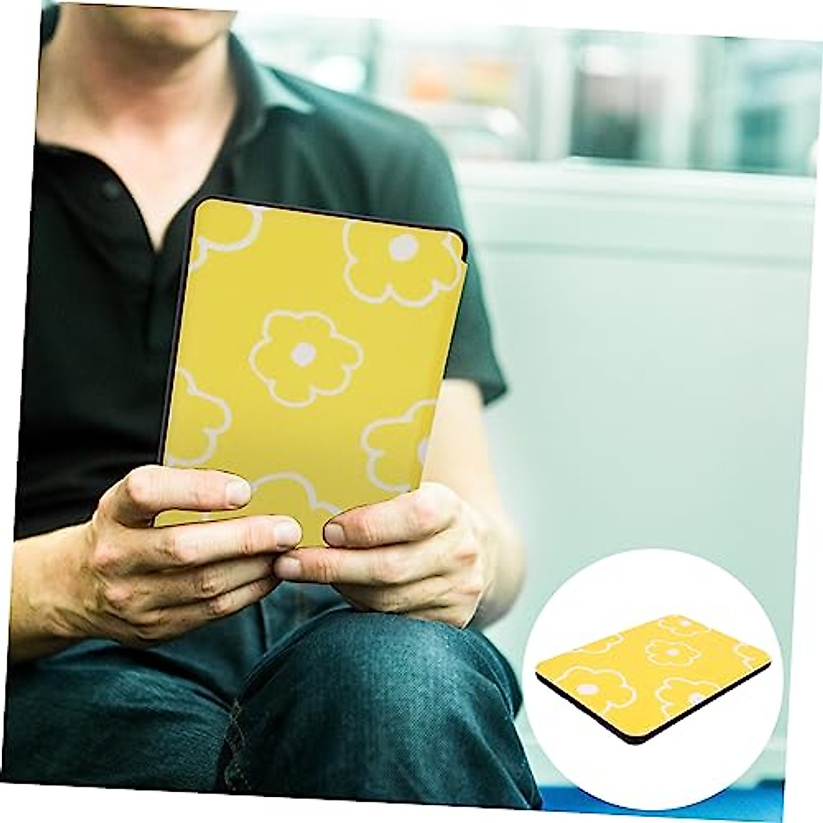 Electrocase 1pc Protective Case E Laptop Tablet Screen Protector Silicone Case Electronics Case Tablet Cases Electric Reader Silicone Shell E- Case E-Reader Yellow Reader Tablet