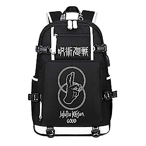 GO2COSY Anime Jujutsu Kaisen Backpack Daypack Student Bag School Bag Bookbag Shoulder Bag